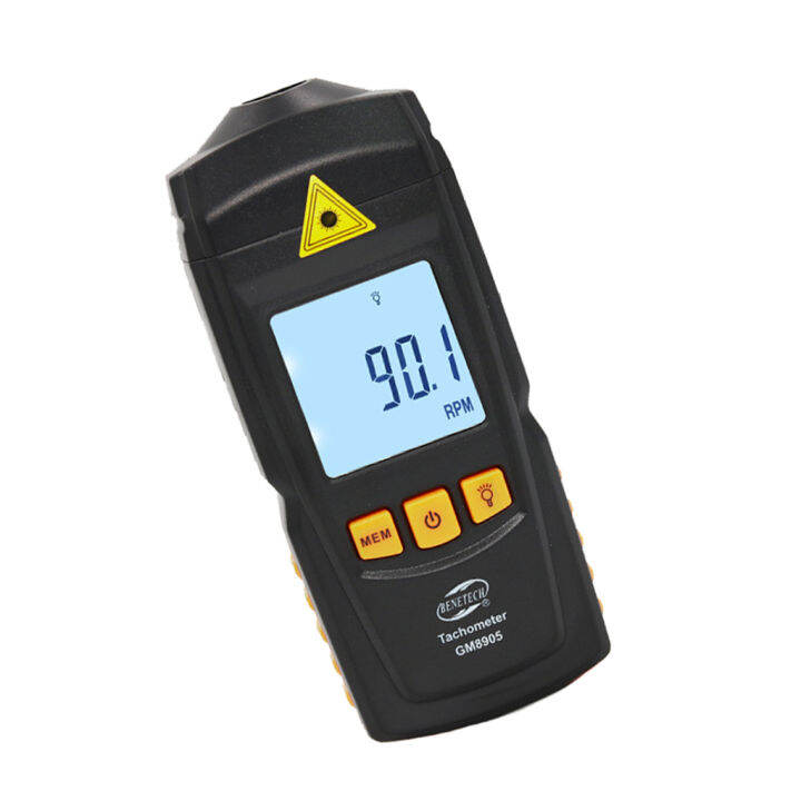 Fityle Laser Digital Tachometer Non-Contact Speed Gauge Tester Handheld ...