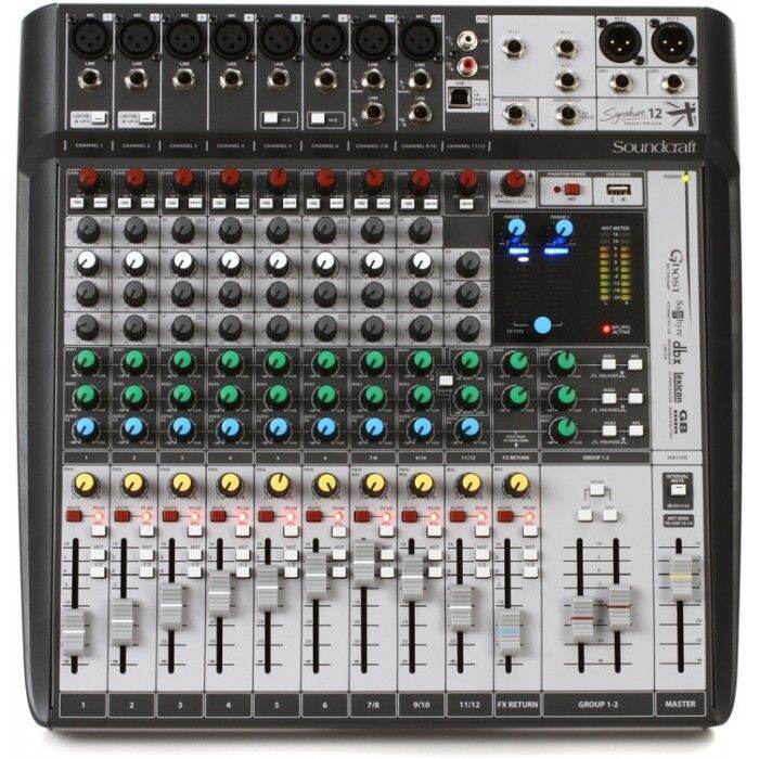 SOUNDCRAFT SIGNATURE 12 MTK / SIGNATURE12 MTK / SIGNATURE-12 MTK MIXER ...