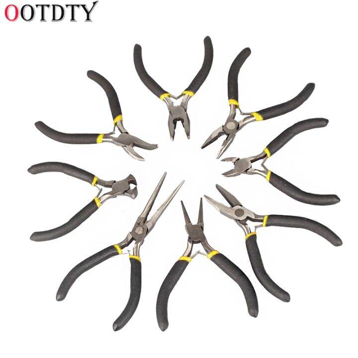 OOTDTY 8pcs New Jewellery Making Tools Beading Pliers Round Flat Wire ...
