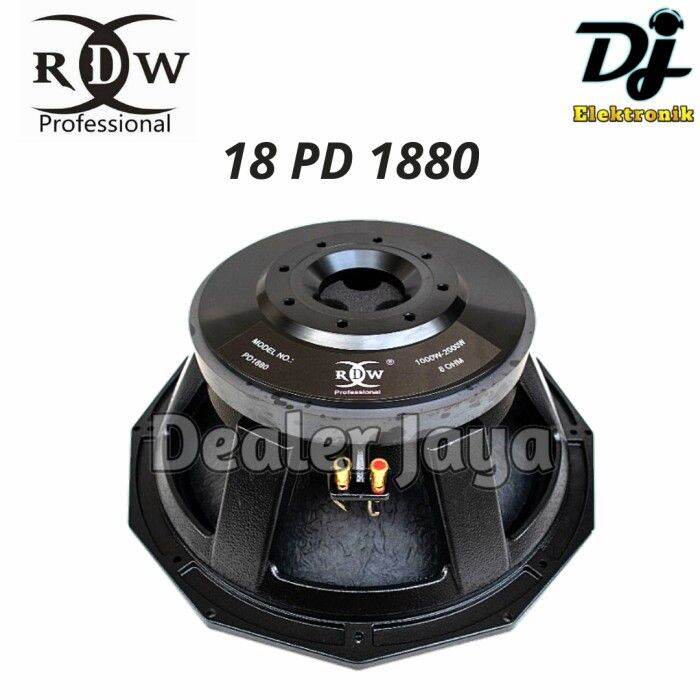 Speaker Komponen RDW 18 PD 1880 / PD1880 - 18 inch | Lazada Indonesia