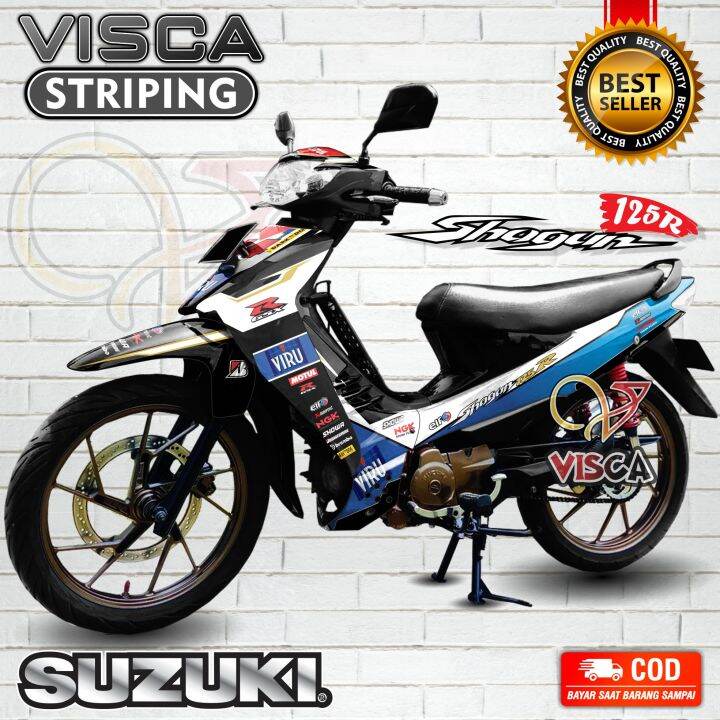 Stiker Striping Shogun 125 R Full Body Variasi Trend Stiker | Lazada ...