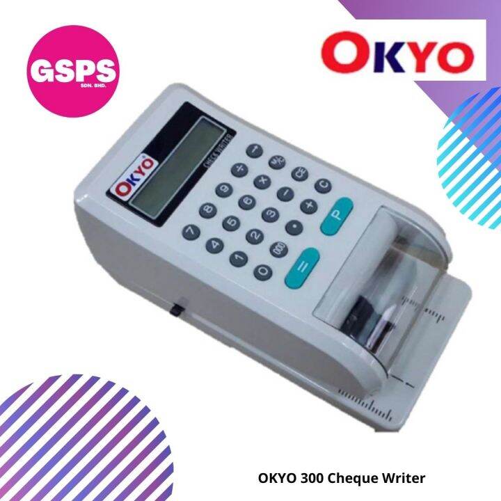 OKYO 300 Cheque Writer | Lazada