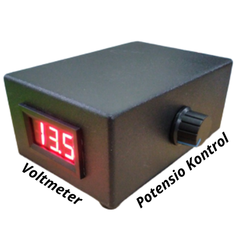 Potensio Box lengkap dengan Volmeter digital Khusus Pompa Dual | Lazada ...