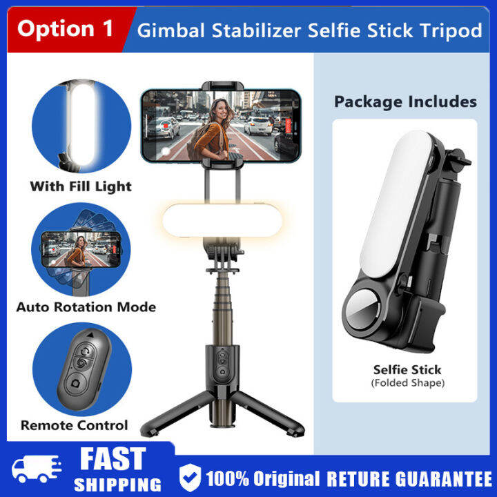 【COD/Original】L09 Wireless Bluetooth Handheld Gimbal Stabilizer Mobile ...