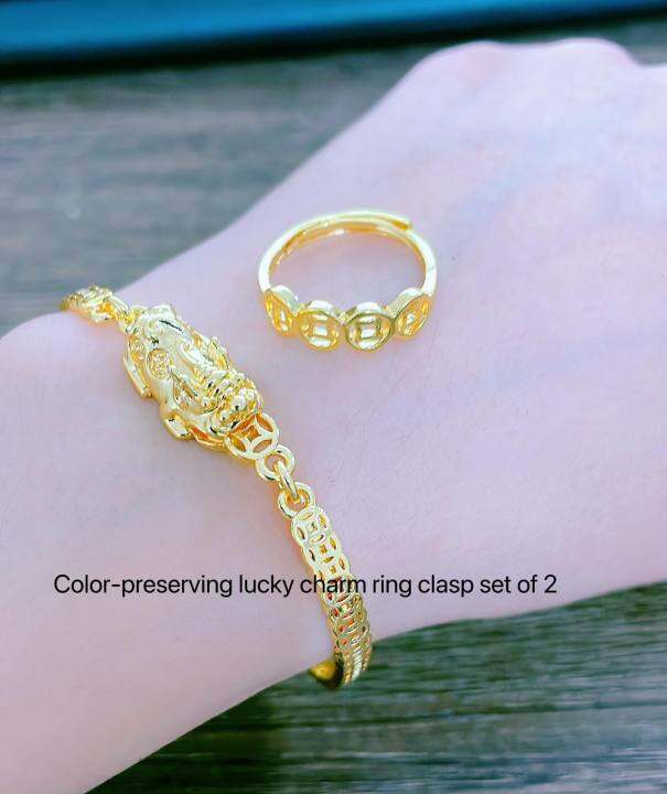 Color-preserving lucky charm ring clasp set of 2 | Lazada PH
