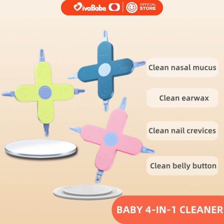Baby 4-in-1 Cleaner Clean nasal mucus Clean earwax Clean nail crevices ...