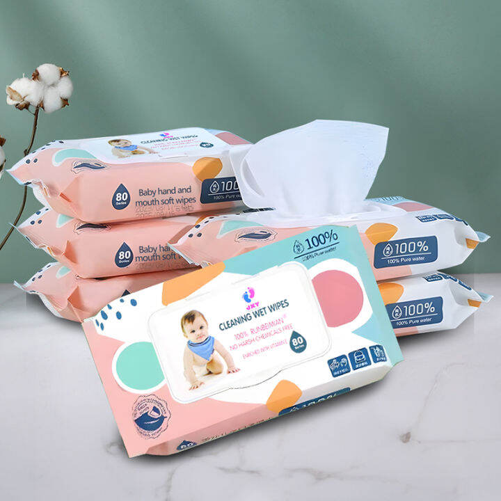 Hippoland 80s Tissue Basah bayi pure baby wipes non perfumed tisu basah ...