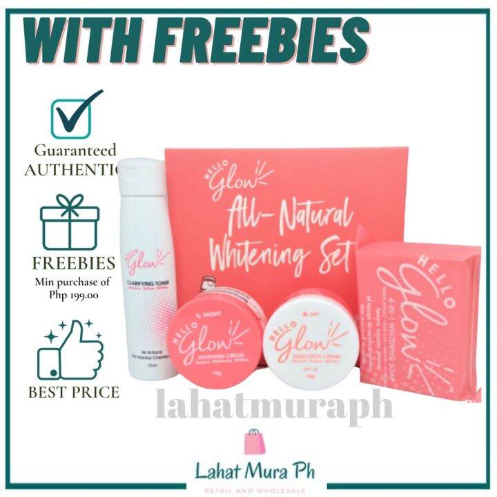 Hello Glow All Whitening Set | Lazada PH