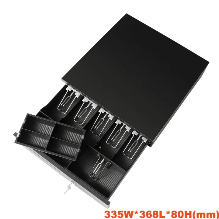 Automatic Cash Drawer Register POS Money Adjustable Bill Holders and ...