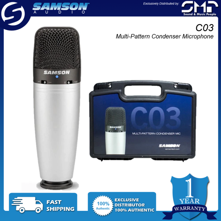 Samson C03 Multi-Pattern Studio Condenser Microphone | Lazada PH