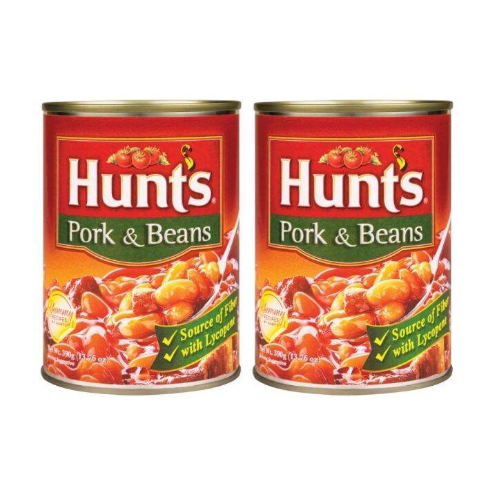 Hunt's Pork & Beans 390g - Pack of 2 | Lazada PH