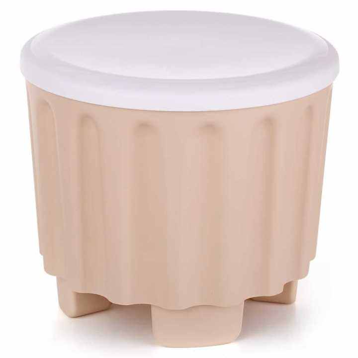Multi-purpose Stool with Removable Lid Stackable Stool Storing Stool ...