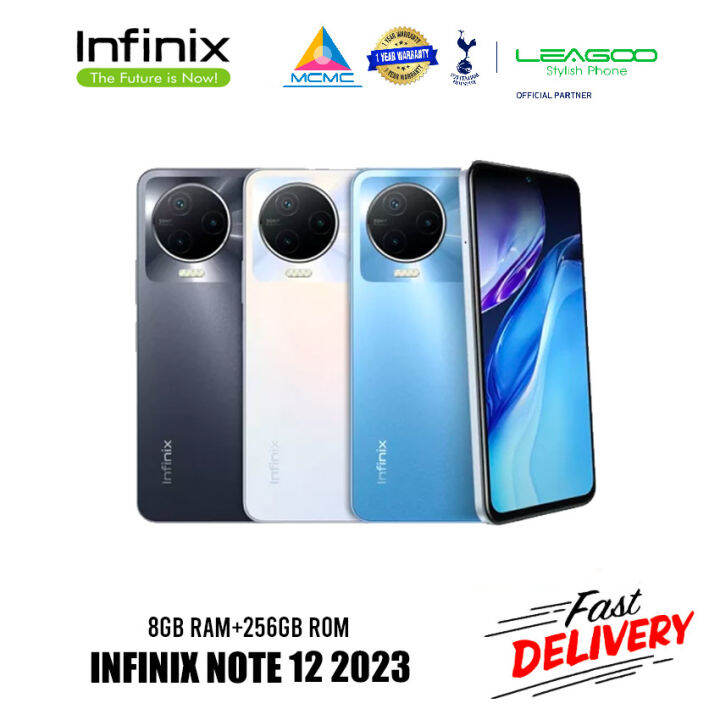 Infinix Note 12 2023 G99 (256GB ROM +8GB RAM)33W Fast Charge with 5000mAh Battery, AMOLED 6.7 ...