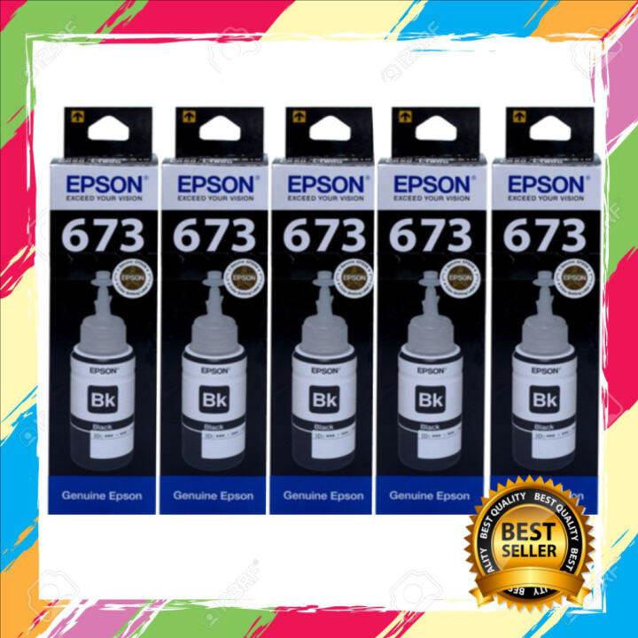 Epson T6731 Black Original BT Ink 70ml set of 5 Bundle | Lazada PH