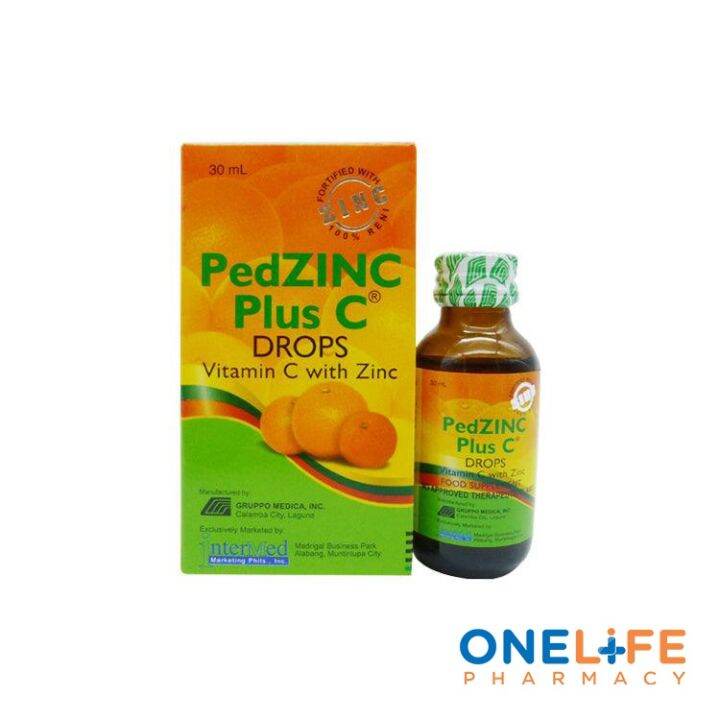 Pedzinc Plus C Drops 30mL [Vitamin C + Zinc] | Lazada PH