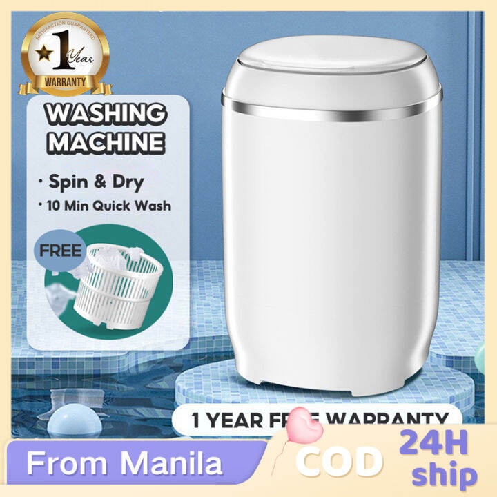 Small Washing Machine With Dryer Mini Mesin Basuh Ultraviolet ...