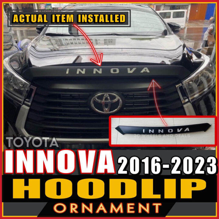 TOYOTA INNOVA 2016-2023 HOODLIP/HOOD END/HOOD GUARD ORNAMENT | Lazada PH