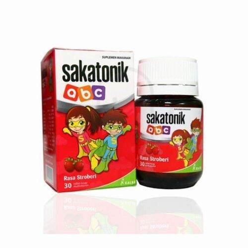 SAKATONIK ABC RASA STRAWBERRY BOTOL 30 TABLET | Lazada Indonesia