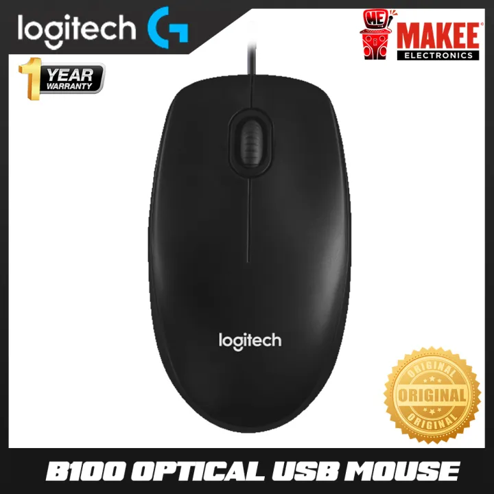 Logitech B100 Optical Mouse | Lazada PH