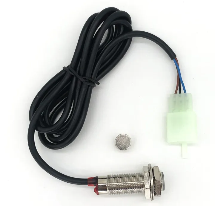 Digital Odometer Sensor Cable With 2 Magnets For Motorcycle Speedometer ...