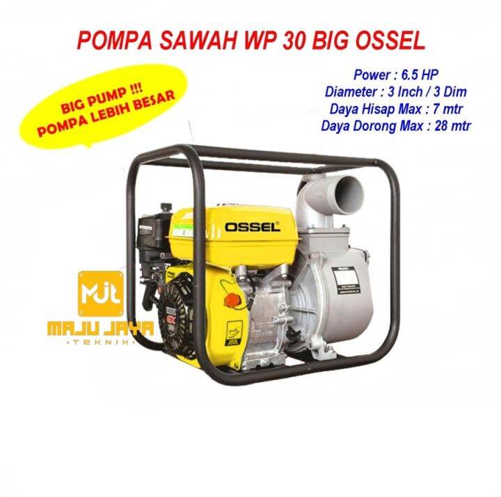 Pompa Irigasi Ossel 3 Inch BIG PUMP Pompa Alkon 3 Inch Pompa Sawah 3 ...