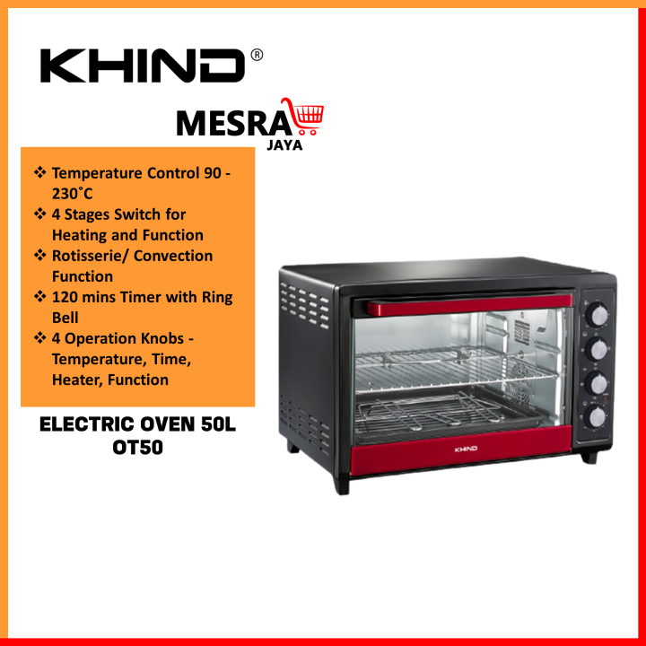 Khind Electric Oven 50L - OT50 | Lazada