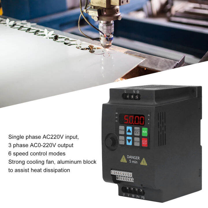 1.5KW Variable Frequency Drive Inverter Frequency Converter Single ...