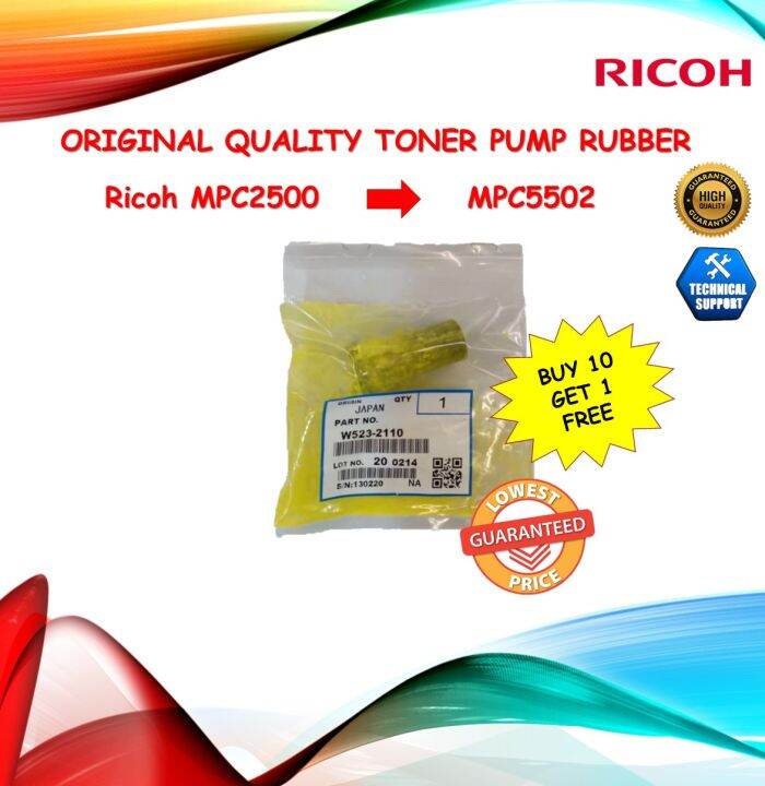 Ricoh Toner Pump Rubber W523-2110 MPC2500 MPC2800 MPC3001 MPC3002 ...