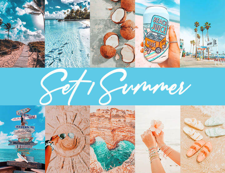 WALL DECOR 10pcs SUMMER Aesthetic Collage Wall Photos 4R Size (UPDATED ...