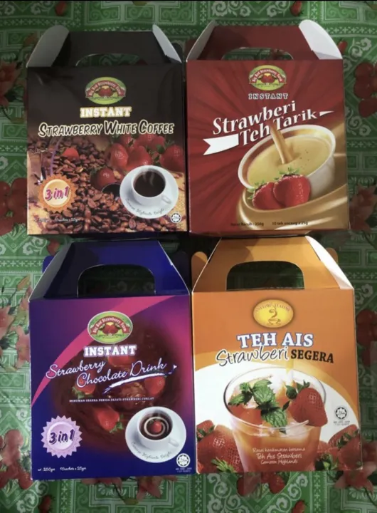 (SHIP EVERY WEEK) Instant Strawberry White Coffee / Instant Strawberry ...