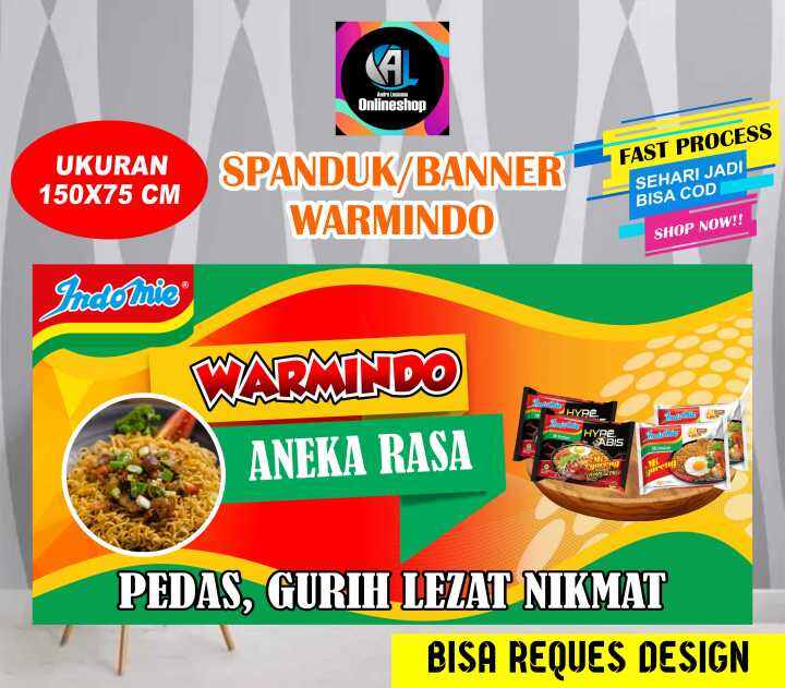 Spanduk, Banner Warmindo | Lazada Indonesia