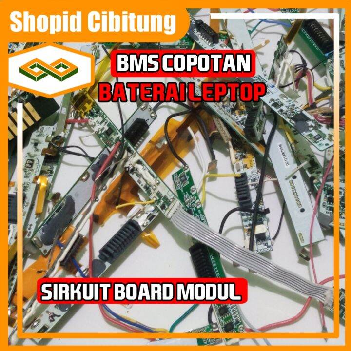 [2pcs] Sirkuit PCB Baterai Laptop bekas Board Modul BMS Baterai Leptop ...