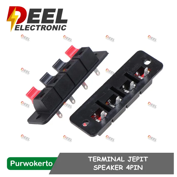 TERMINAL JEPIT SPEAKER 4 PIN TERMINAL SPEAKER KABEL POWER BOX SOKET 4P ...