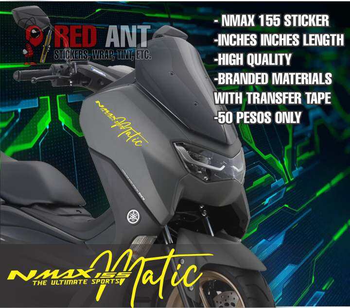 NMAX 155 CUTOUT SIGNATURE STICKER | Lazada PH