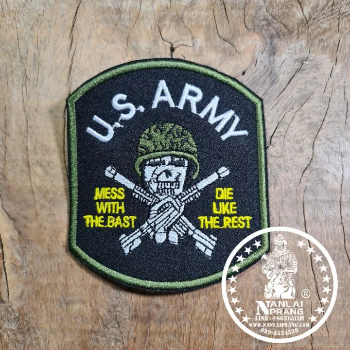 อาร์ม U.S.ARMY Patch แบบเย็บติดเสื้อ | Lazada.co.th