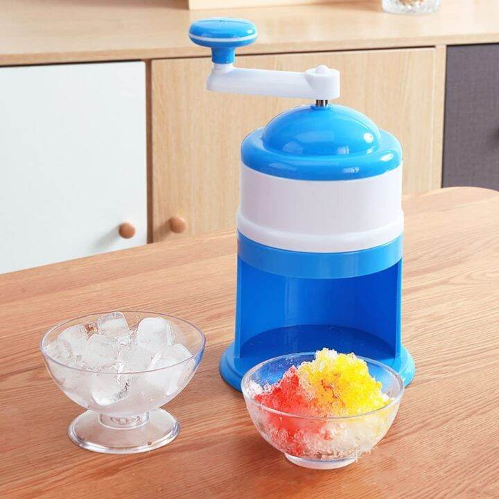 Manual Ice Crusher Hand Crank Mini Ice Shaving Ice Smasher Dessert ...