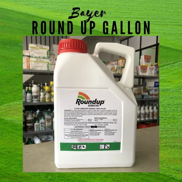 practical Bayer ROUNDUP 1 Gallon Herbicide | Lazada PH