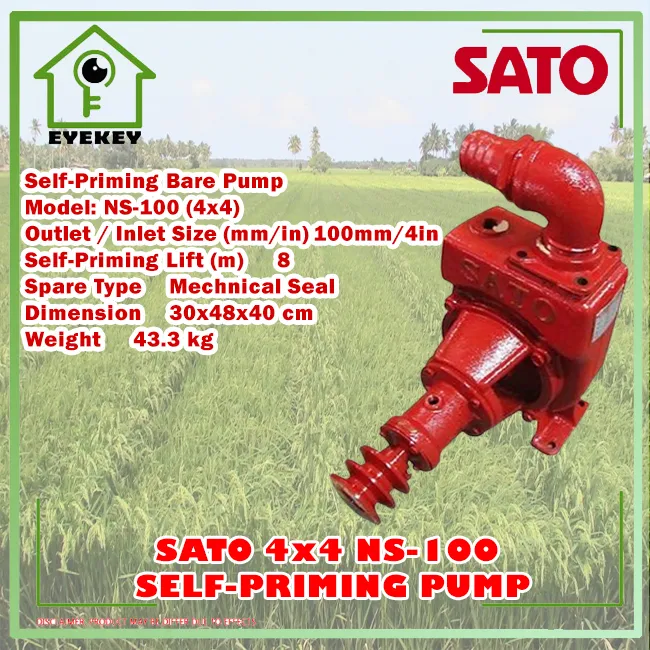 SATO 4x4 NS 100 Self Priming Pump | Lazada PH