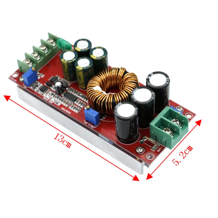 【Flash Sale】DC-DC Converter 20A 1200W Step up Buck Boost Module 8-60V ...