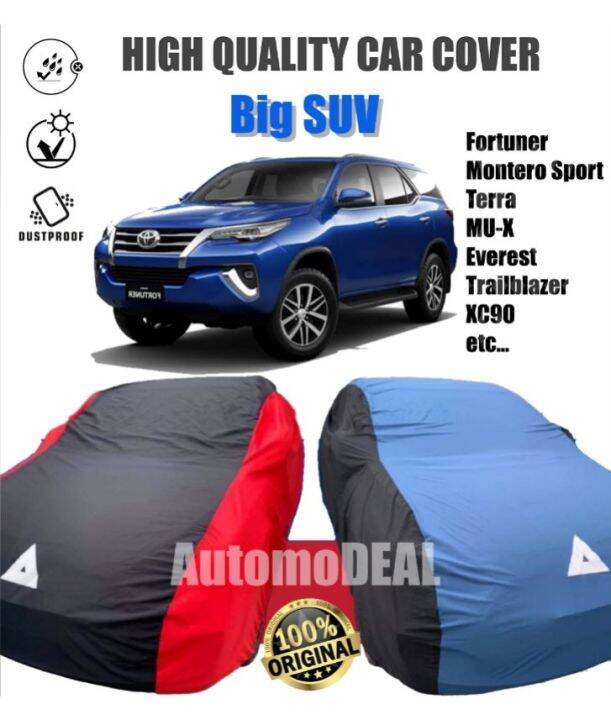 CAR COVER FOR SUV FORTUNER MONTERO SPORT TERRA MU-X EVEREST TRAILBLAZER ...