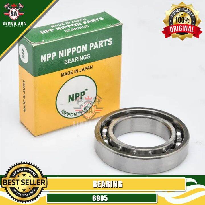 BEARING 6905 NPP LAKER / LAHER NPP ORIGINAL 100% NPP | Lazada Indonesia