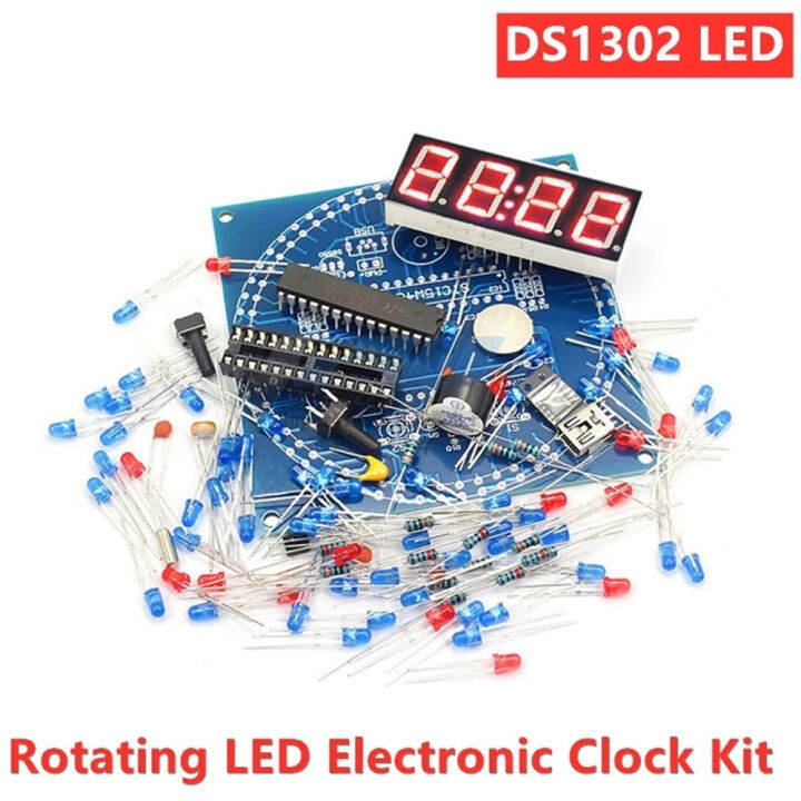 BAILIE Electronics DS1302 C8051 Light Control LED Light MCU STC15W408AS Clock Module Water Lamp ...