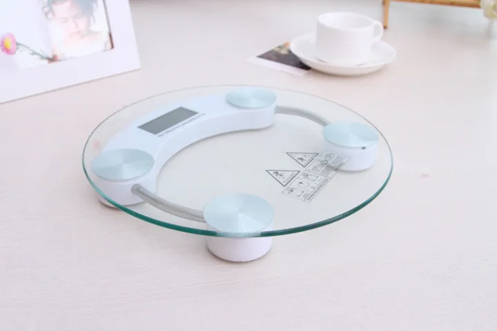New portable Ultra-thin glass electronic scale for human body | Lazada PH