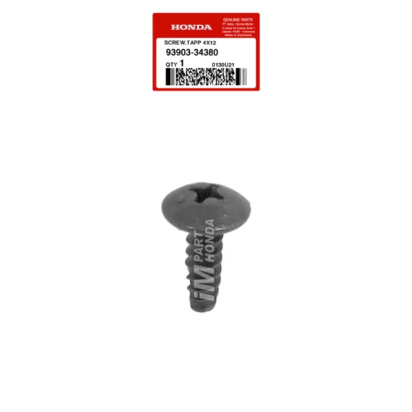 93903-34380 Baut Ulir Drat Kasar Kecil Pendek Screw Tapping 4X12 ...