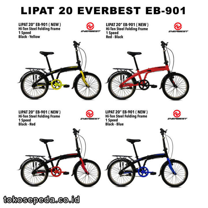SEPEDA LIPAT 20 INCH EVERBEST EB-901 | Lazada Indonesia