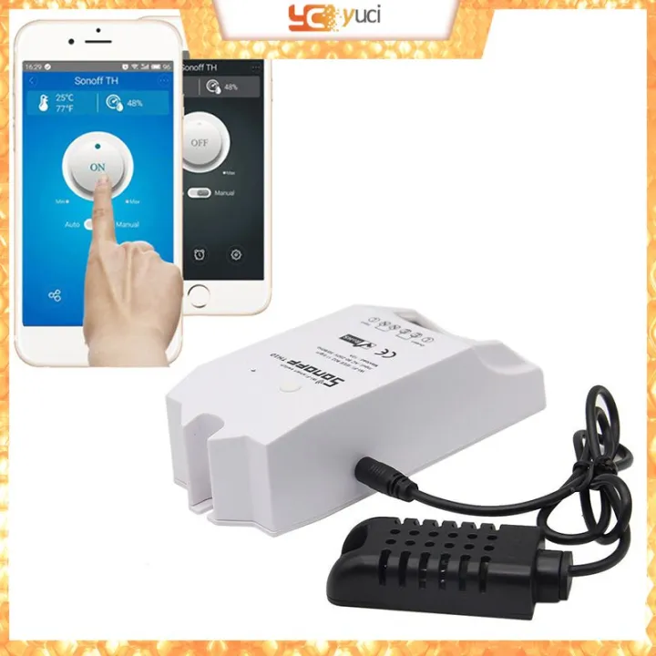 yuci SI7021 Waterproof Sensor Temperature Humidity Monitoring APP ...