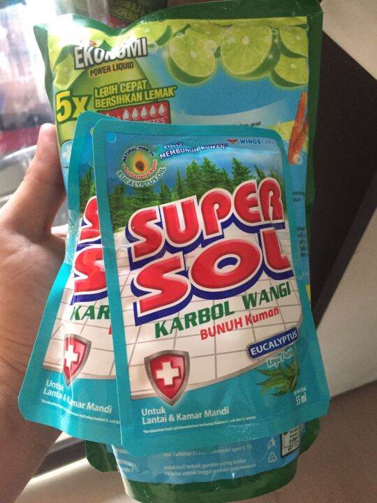 [780ML - POUCH - GRATIS SUPERSOL 2 PCS UKURAN 55ML] EKONOMI PENCUCI ...