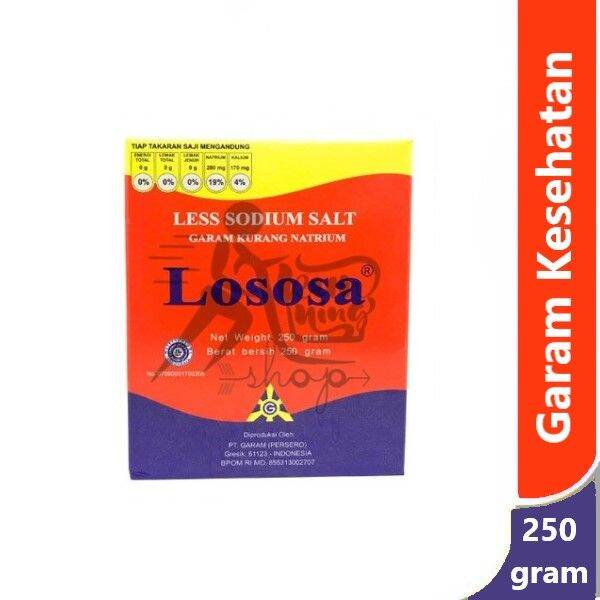 Garam Lososa 250 gram - garam kesehatan rendah natrium untuk diet ...