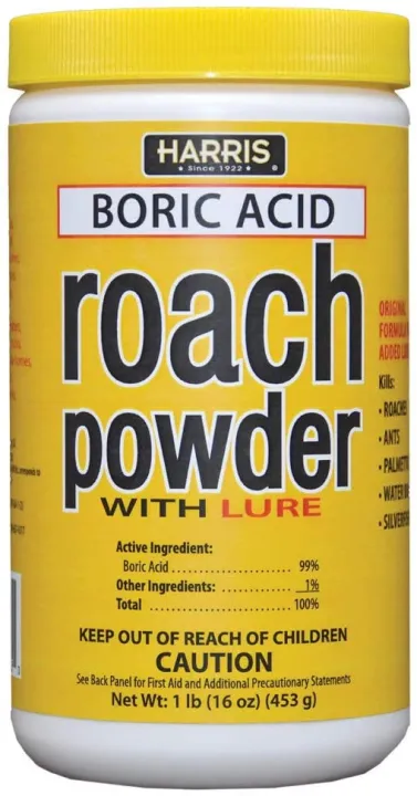 HARRIS Boric Acid Roach Killer Powder with Lure, 16oz | Lazada PH