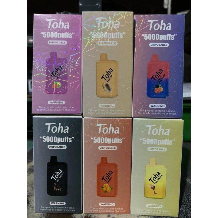 Toha 5000 pots pffsss disposable | Lazada PH